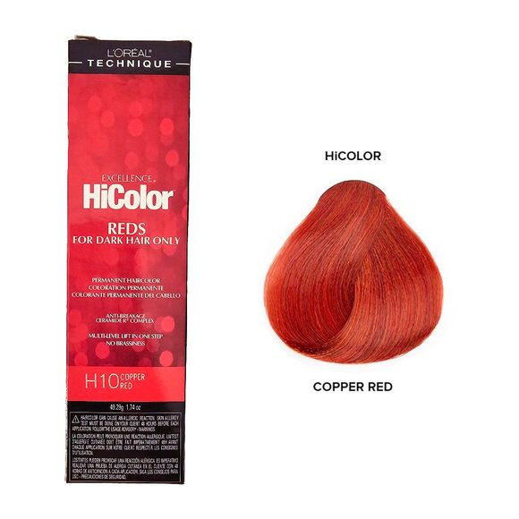 L'Oreal | Hair | 2 For Loreal Technique Hicolor H10 Copper Red ...